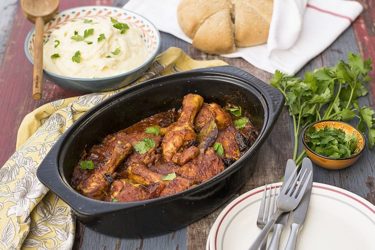 Moroccan baked chicken with 11 spices