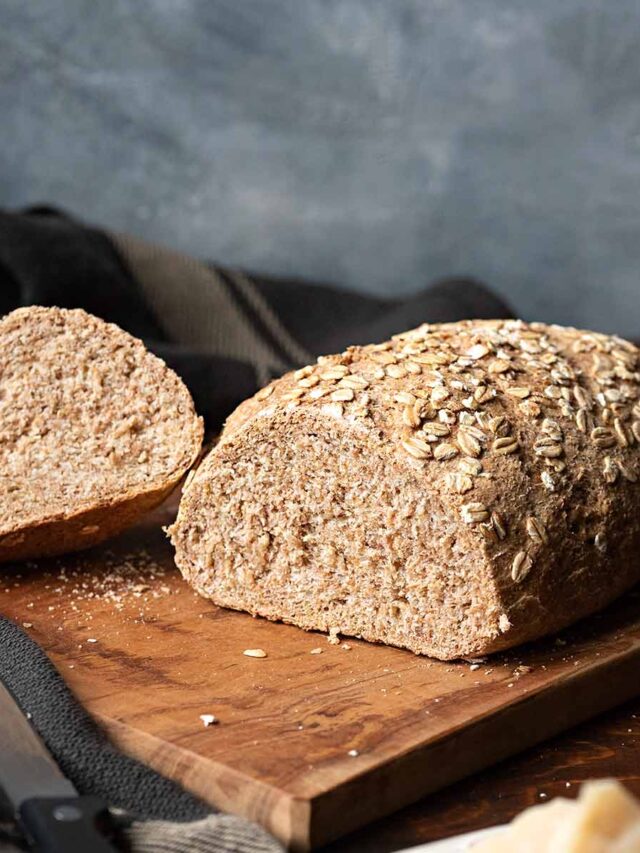 Greek Barley Bread Recipe (50% barley flour) - The Hungry Bites