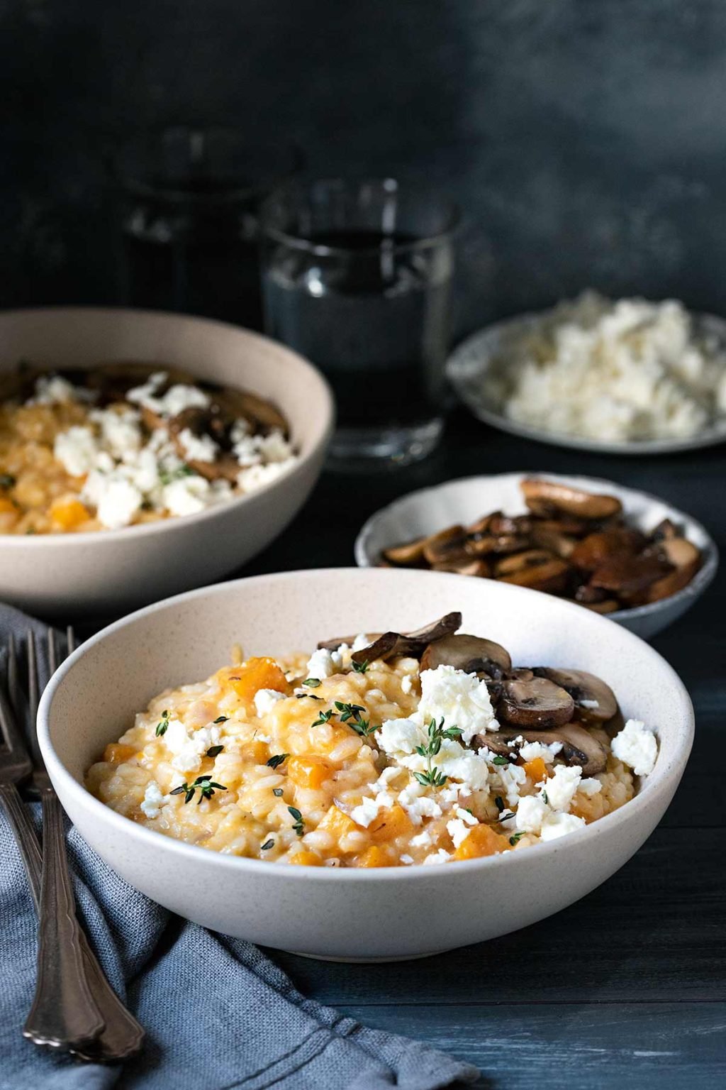 Creamy Pumpkin Risotto Recipe with Feta - The Hungry Bites