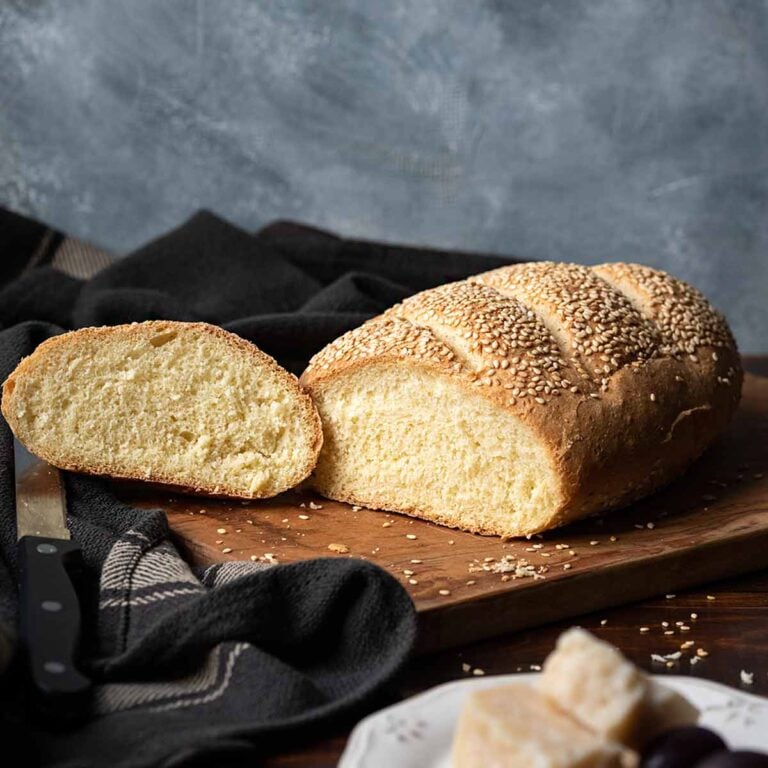 Greek Village Bread Recipe (Horiatiko psomi) 🥖 - The Hungry Bites