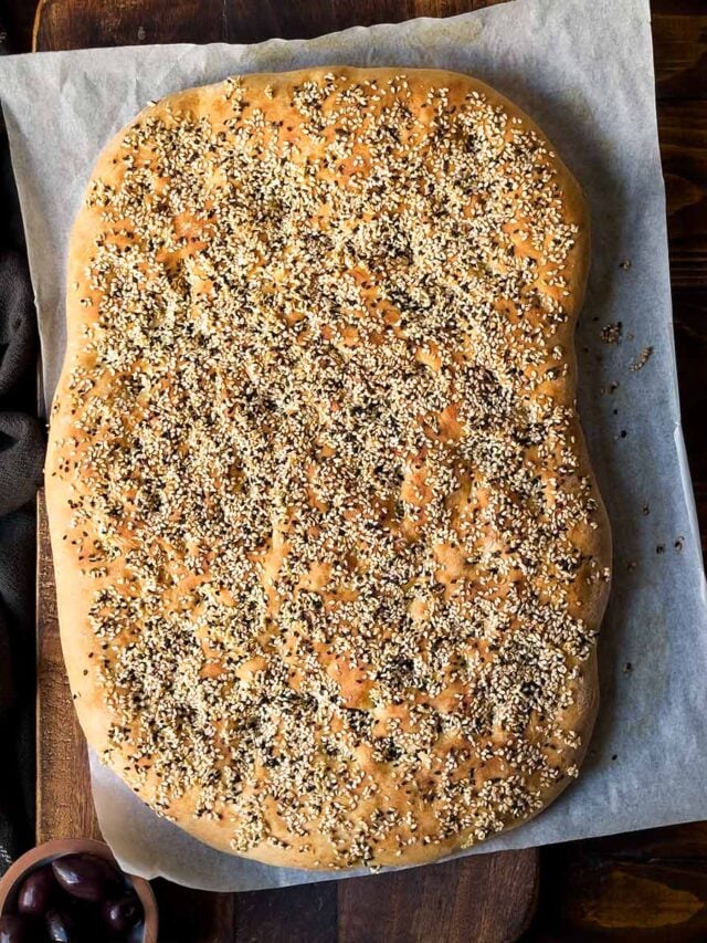 Greek Village Bread Recipe (Horiatiko psomi) 🥖 - The Hungry Bites