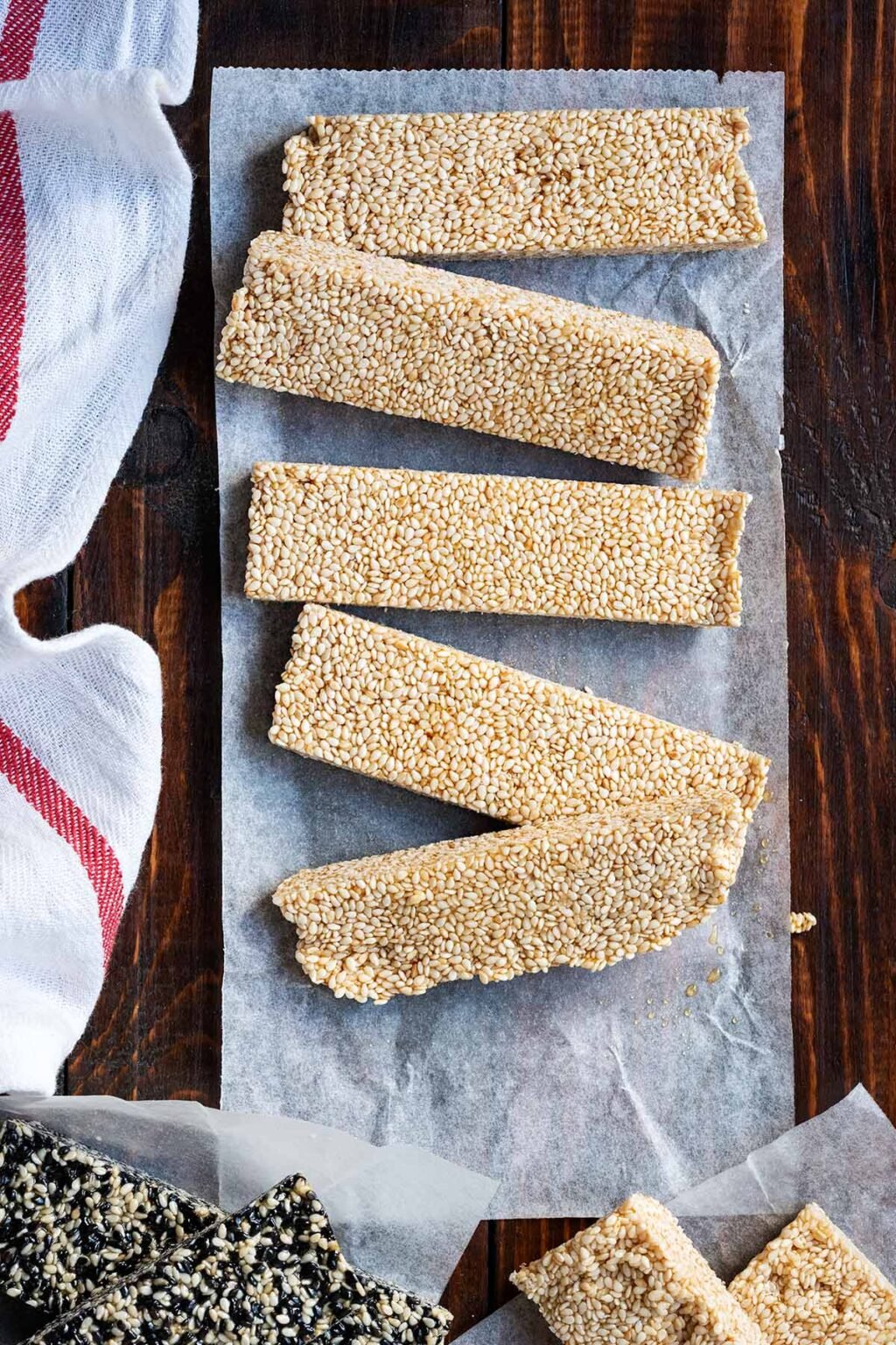 Pasteli: Greek Honey Sesame Bars Recipe - The Hungry Bites