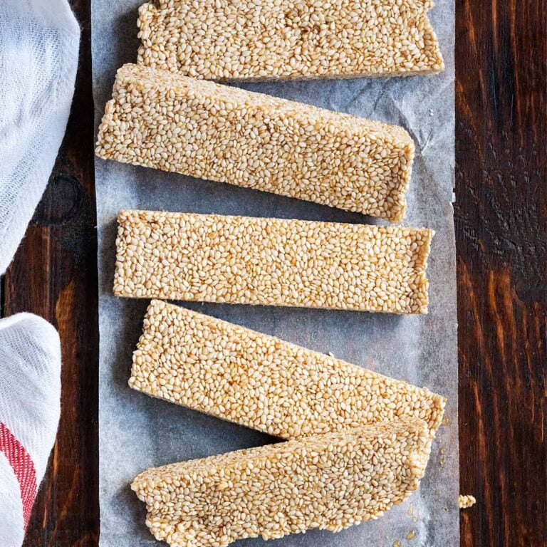 Pasteli: Greek Honey Sesame Bars Recipe - The Hungry Bites