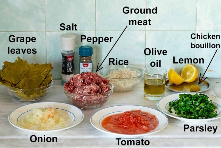 BEST Dolma: Stuffed Grape Vine Leaves with Meat - The Hungry Bites