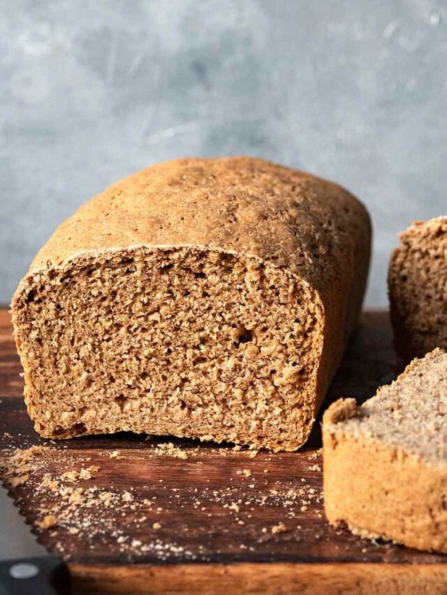 Quick Barley Bread (no yeast, 100% barley flour) - The Hungry Bites